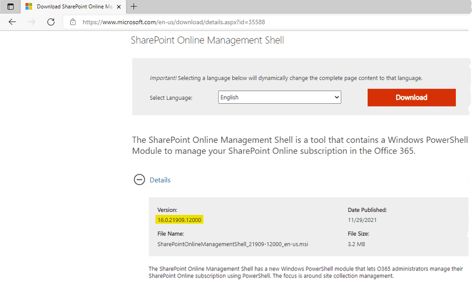 Installing the SharePoint Online Management Shell in 2022 - Jason Ross